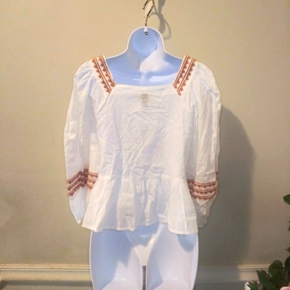 Universal Thread | Tops | Universal Thread Romatic Boho Whiteterracotta ...